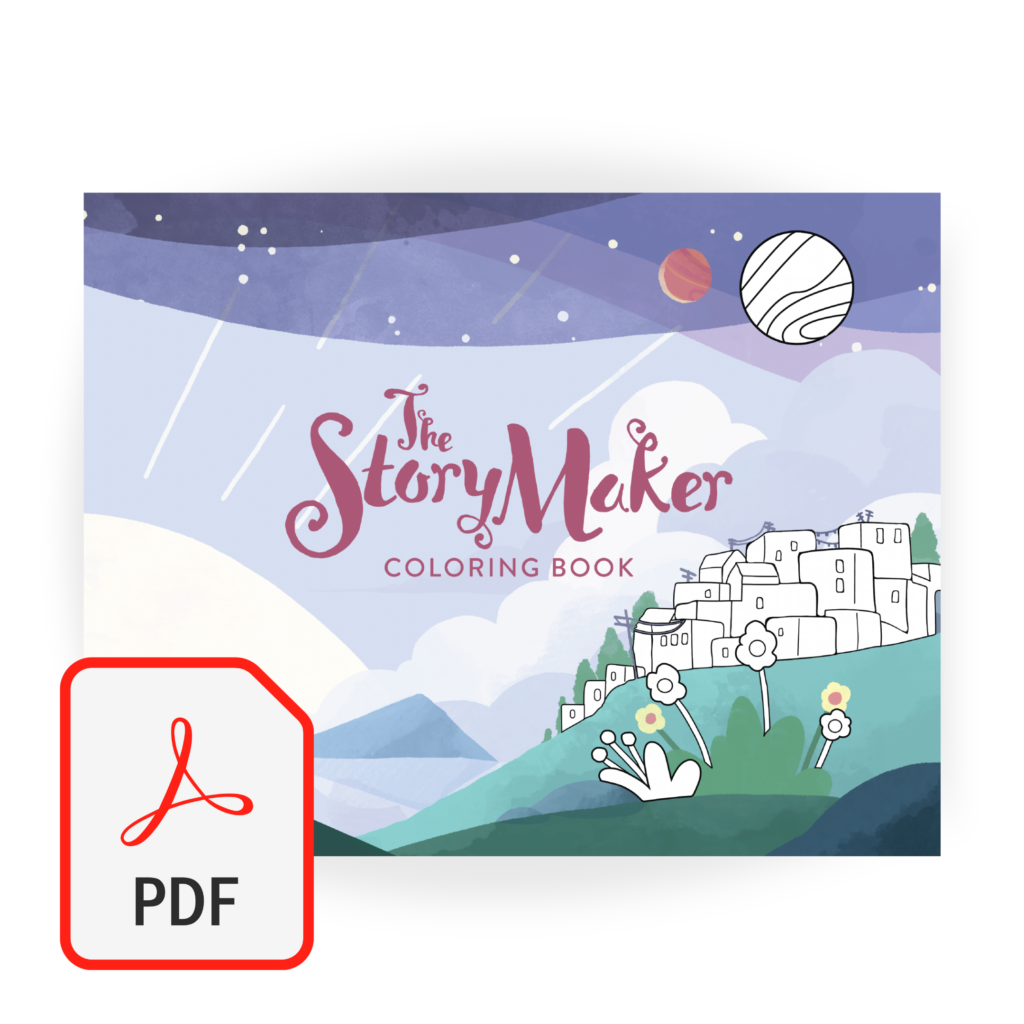The Story Maker Coloring Book | PDF Version | Spread Truth